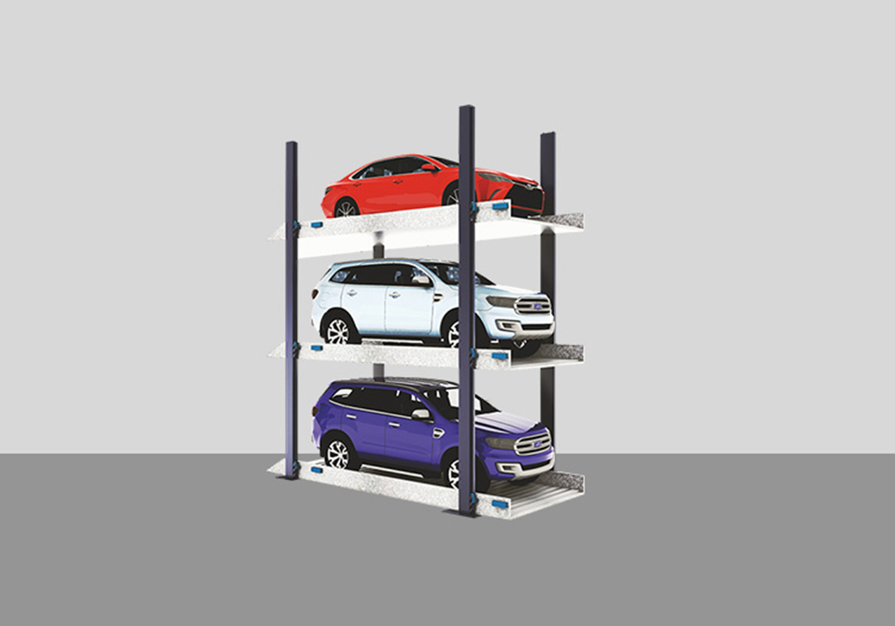Pit Type Triple Stacker Parking System - Portanza